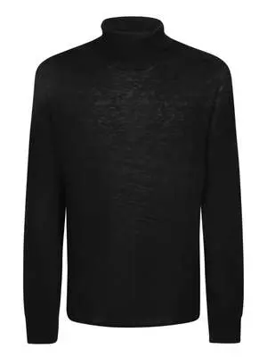 120% Lino Knitwear - Black
