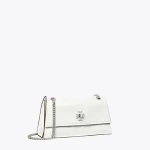 Tory Burch Mini Kira Turnlock Shoulder Bag - Bianco