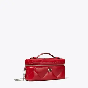 Tory Burch Kira Diamond Quilt East-west Vanity Case - Red