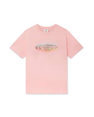 Casablanca Glass Logo Short Sleeve T-shirt - Multicolor