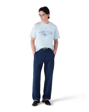 Casablanca Drip Logo Short Sleeve T-shirt - Multicolor
