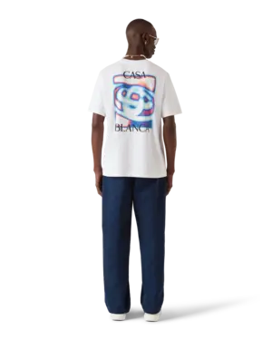 Casablanca Heat Map Logo Short Sleeve T-shirt - Multicolor