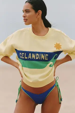 Celandine Printed Sweatshirts Hoodies For Women