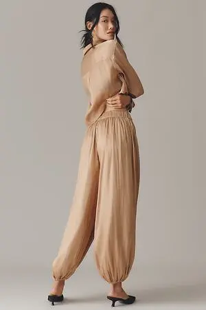 Maeve Balloon Pants - Gold