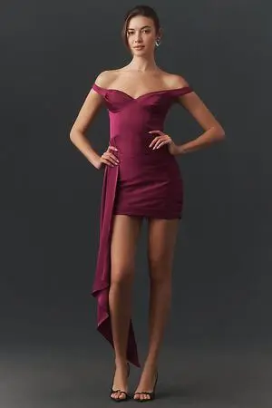 Katie May Opaline Strapless Mini Dress