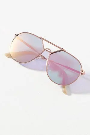 Anthropologie Aviator Sunglasses - Gold