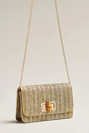 LISI LERCH Lilly Raffia Clutch