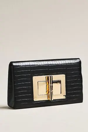 LISI LERCH Lillian Faux-croc Clutch