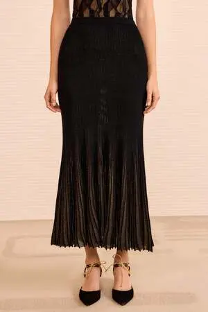 Ulla Johnson Vera Midi Skirt - Noir