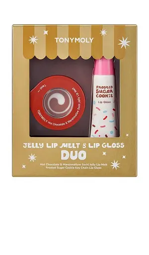 TONYMOLY Jelly Lip Melt & Lip Gloss Key Chain Duo