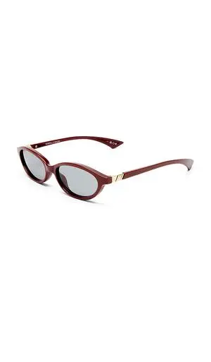 Le Specs Duskfall Sunglasses - Merlot & Smoke Tint