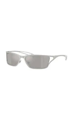 DIESEL Rectangular Sunglasses In Metallic