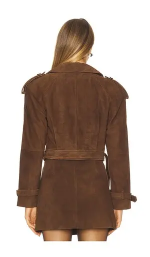 SUSANNA CHOW Natasha Suede Jacket