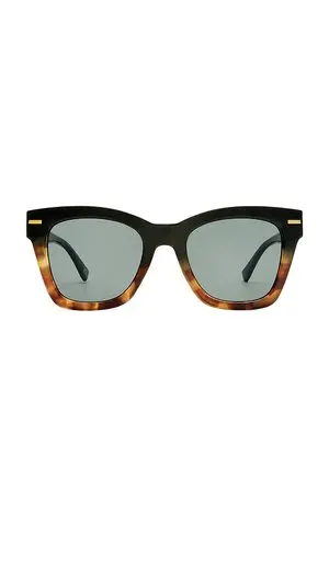 AIRE Intergalactic Sunglasses - Black Tort Splice & Smoke Mono
