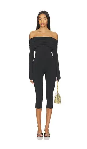 Superdown Yuna Capri Jumpsuit - Black