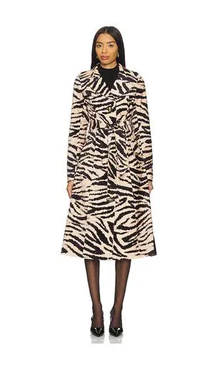 Cara Cara Karlie Trench - Zebra Blush