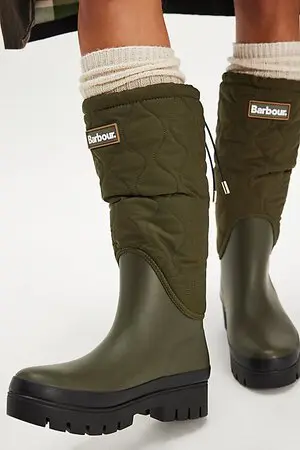 Barbour Marnie Quilted Tall Wellington Boots