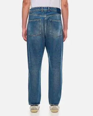 GOLDEN GOOSE Denim Happy Medium Stone Washed