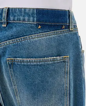 GOLDEN GOOSE Denim Happy Medium Stone Washed