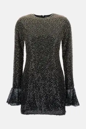 ROTATE BY BIRGER CHRISTENSEN Beaded Mini Dress - Multicolor