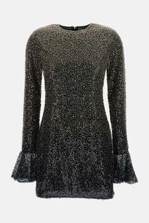 ROTATE BY BIRGER CHRISTENSEN Beaded Mini Dress Multicolore