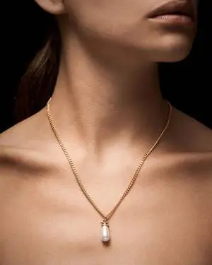 MARIA NILSDOTTER Pearl Tear Necklace