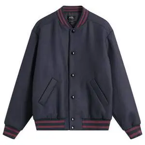 A.p.c. Micky Varsiy Jacket - Dark Navy