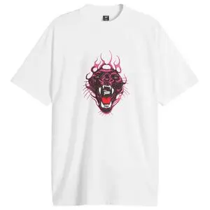 PATTA Fire Panther T-shirt - White
