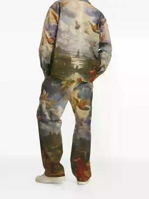 IRINA VOINEA Printed Trousers