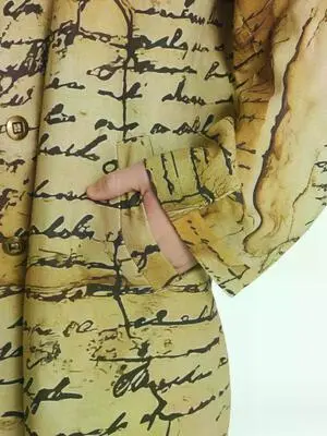 IRINA VOINEA Printed Coat