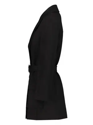 DRHOPE Belted Double-breasted Coat