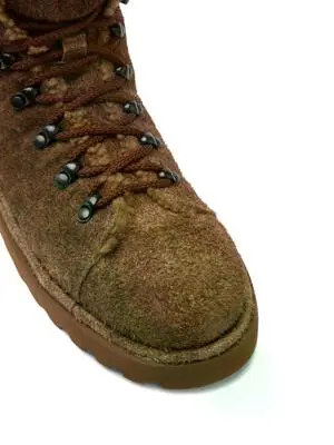 Marsèll Pallottola Shearling Lace-up Boots - Brown