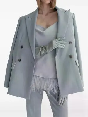 A.L.C. Eliza Feather-trim Top