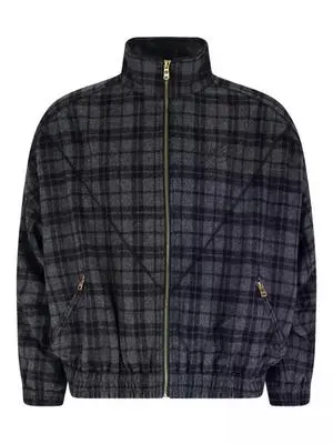 WILLY CHAVARRIA Zip-up Plaid Jacket