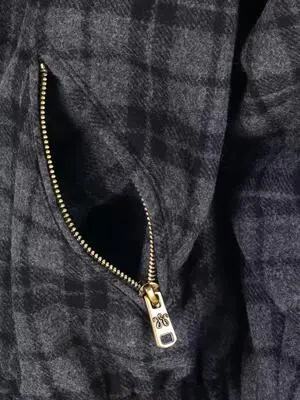 WILLY CHAVARRIA Zip-up Plaid Jacket