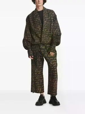 IRINA VOINEA Writings Balloon-sleeve Jacket