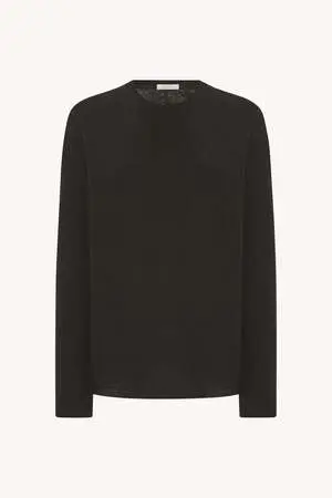THE ROW Amia T-shirt - Mud