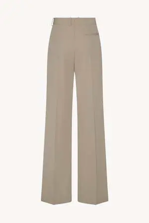 THE ROW Virgil Pant In Wool - Stone