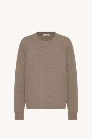 THE ROW Misael Cashmere Sweater - Light Pebble
