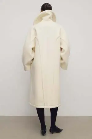THE ROW Regino Virgin Wool Coat - Ivory