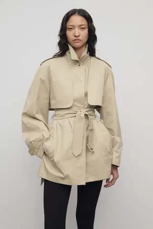 THE ROW Tavoris Cotton Jacket - Sandstone