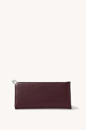 THE ROW Clasp Sunglasses Case - Borgogna
