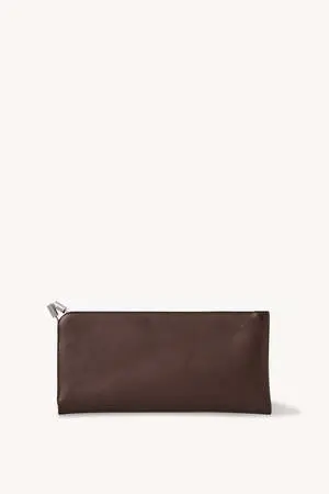 THE ROW Clasp Sunglasses Case - Brown Melange