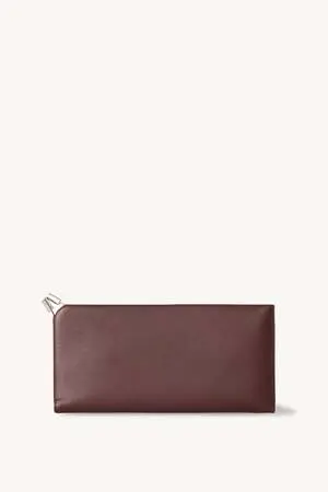 THE ROW Clasp Sunglasses Case - Burgundy