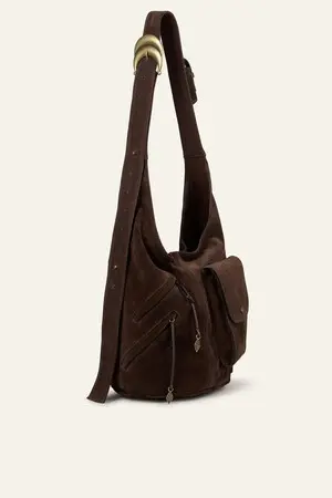 Ba&sh Youyou Multi-pocket Bucket Bag - Brown