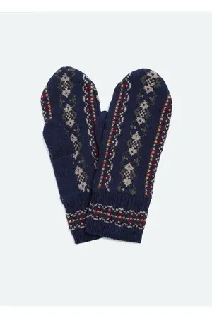 Sea Ciara Knitted Mittens - Black