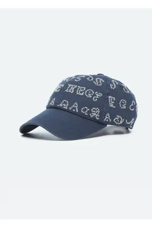 Sea Kit Embroidered Cap - Navy