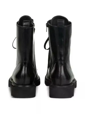 LUCA GROSSI Leather Combat Boots