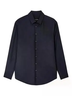 Giorgio Armani Cashmere Blend Shirt - Blue