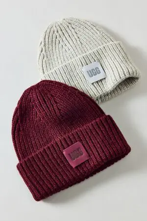 UGG Ribbed Knit Beanie - Wild Grape